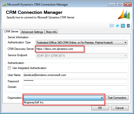 Crm Connection Error Value Cannot Be Null Parameter Name Authenticationcredentials